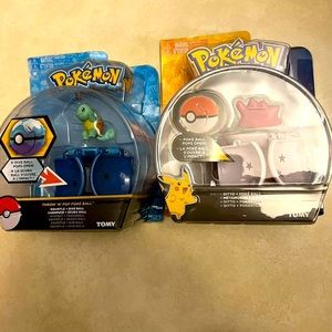 Toys | Pokemon Squirtle Ditto Action Figure Throw N Pop Poke Ball ...